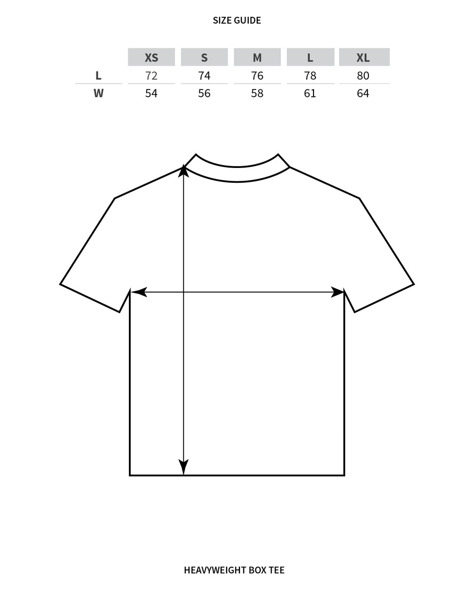 Heavyweight Box Tee – Australian Stitch